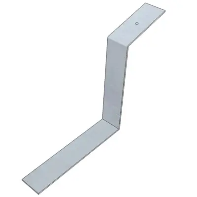 Edge Bracket High For Flat Roof With Seal