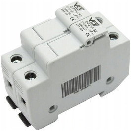 Cylindrical Fuse Carrier 2P 10x38 1000V DC Fuse Holder