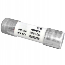 Cylindrical Fuse gPV 10x38 12A 1000V DC