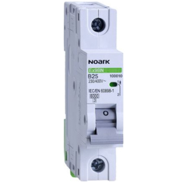 Noark 100010 MCB Ex9BN 1P B25 AC Miniature Circuit Breaker