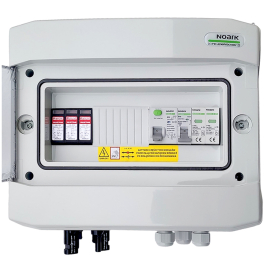 Solar Distribution Box DC+AC 1String 1PH SPD T2 - B16 SPD T2 RCD 40A 100mA