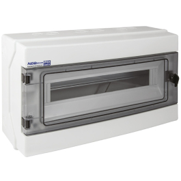 Wall Mount Enclosure 1x18 IP65 Hermetic RH-18 1000V DC